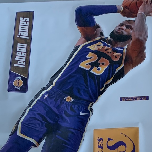 NBA | Other | Lebron James Lifesize Officially Licensenba Decal | Poshmark